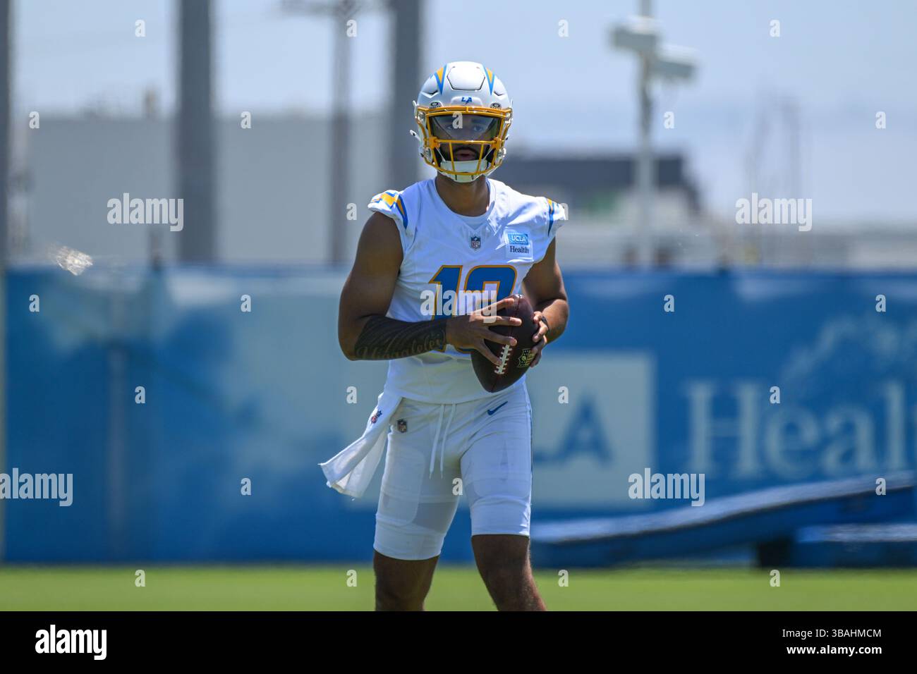 Los Angeles Chargers quarterback DJ Uiagalelei (13) during Los Angeles ...