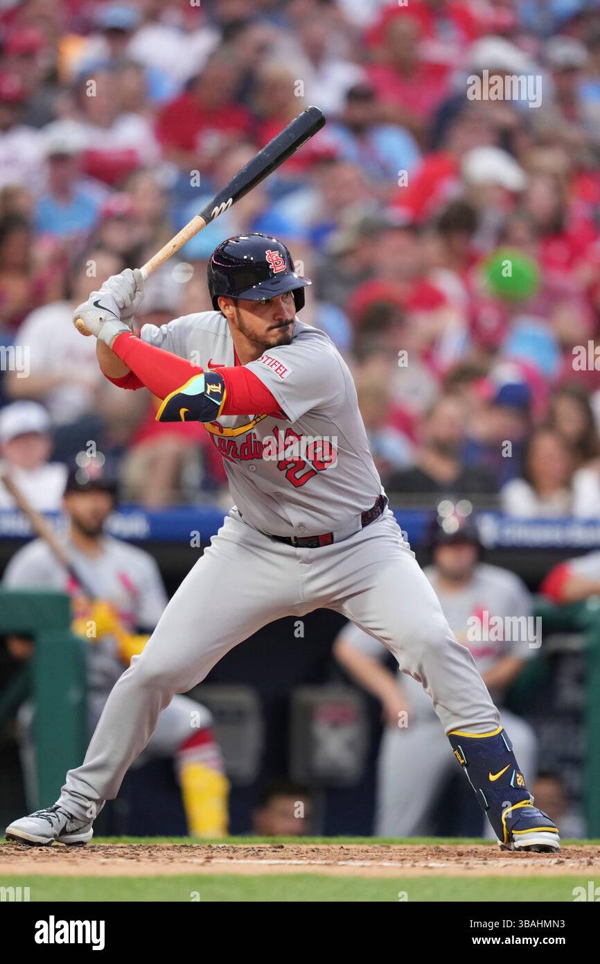 St. Louis Cardinals' Nolan Arenado plays during a baseball game Monday ...