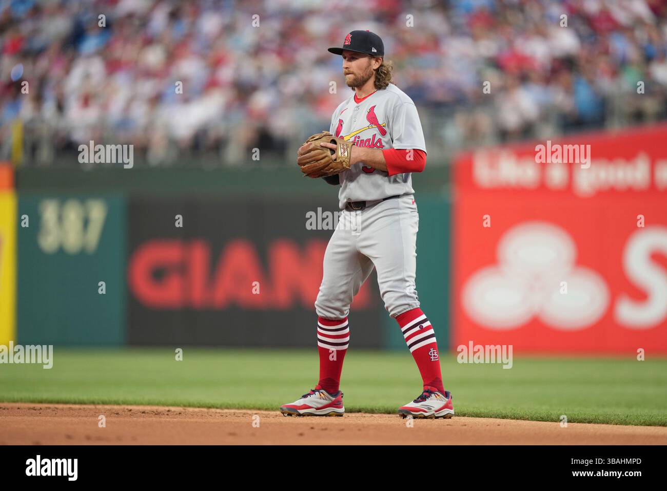 St. Louis Cardinals' Brendan Donovan plays during a baseball game ...