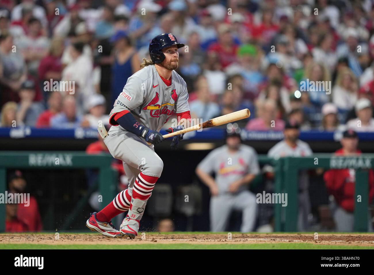 St. Louis Cardinals' Brendan Donovan plays during a baseball game ...