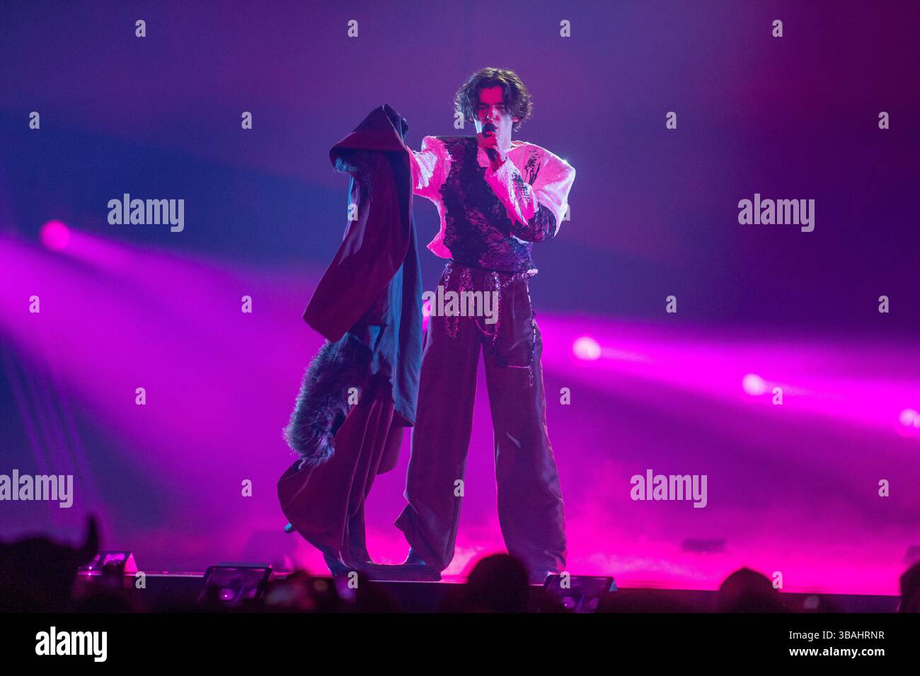 Marko Bosnjak of Croatia during the Eurovision Song Contest 2025 ...