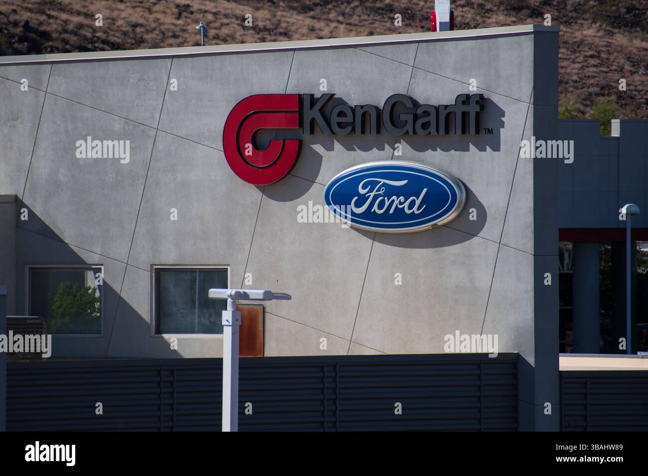 ST. GEORGE, UTAH, USA – MAY 5, 2025: Exterior view of Ken Garff and ...