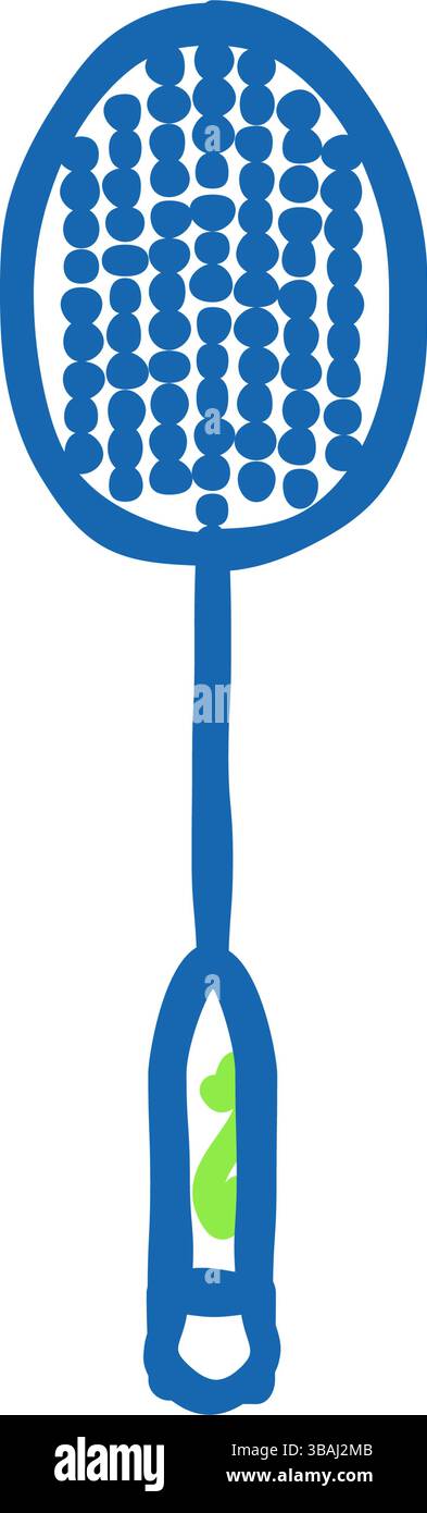 racket badminton icon doodle illustration Stock Vector Image & Art - Alamy