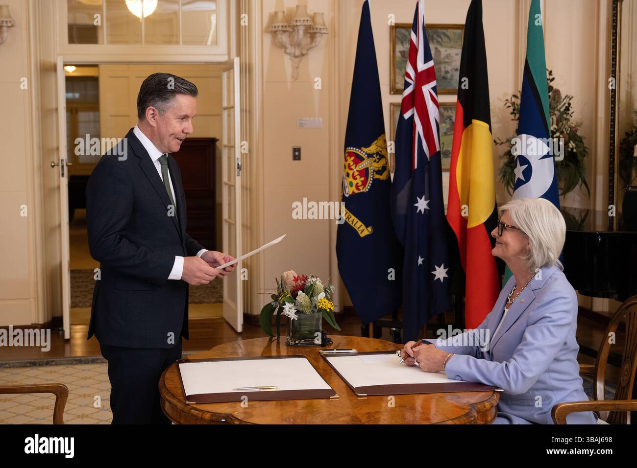 Canberra, Australia. 13th May, 2025. Australian Health Minister Mark ...