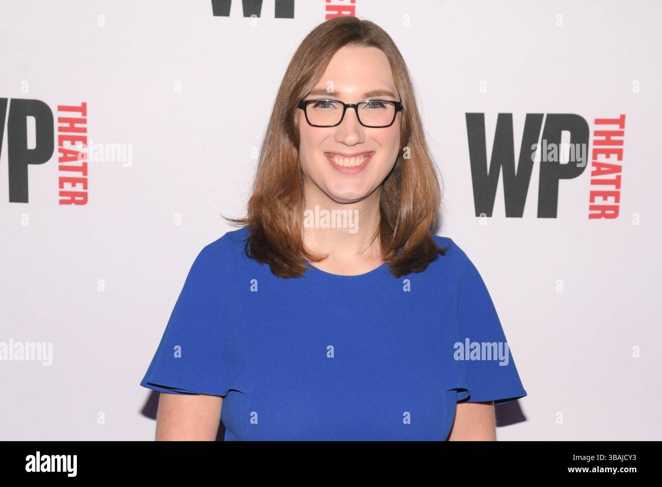 New York, USA. 12th May, 2025. Sarah McBride attending the WP Theater's ...
