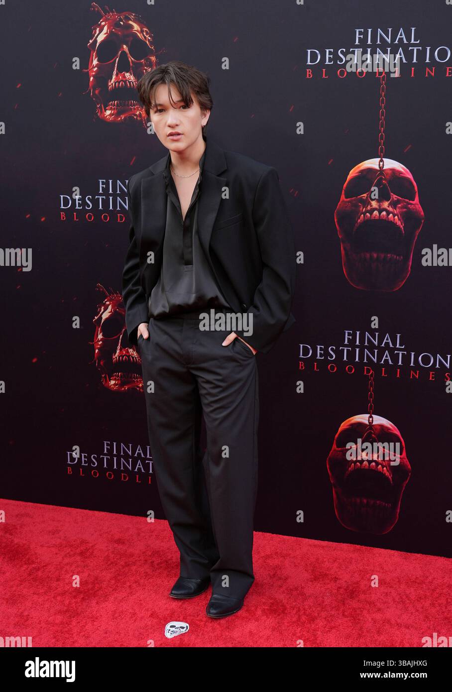 Teo Briones, a cast member in "Final Destination: Bloodlines," poses at ...