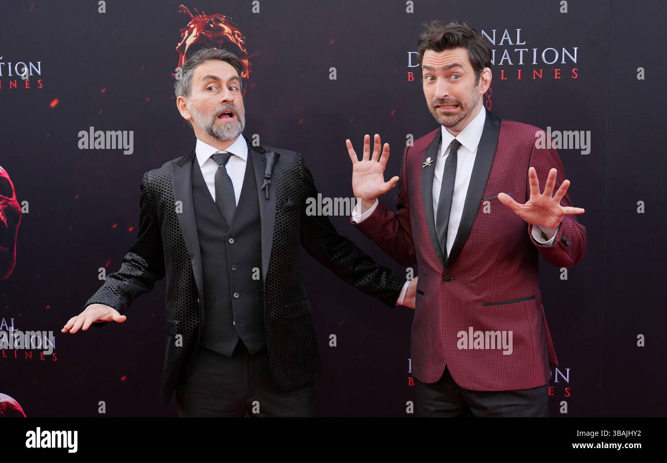 Adam Stein, left, and Zach Lipovsky, co-directors of "Final Destination ...