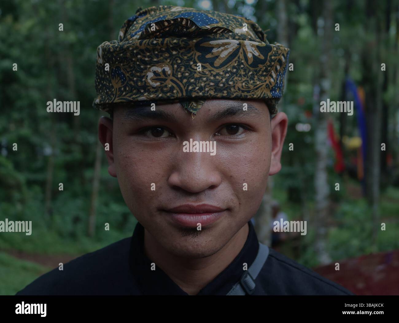 Malang, East Java, Indonesia. 12th May, 2025. A Tengger tribe youth ...