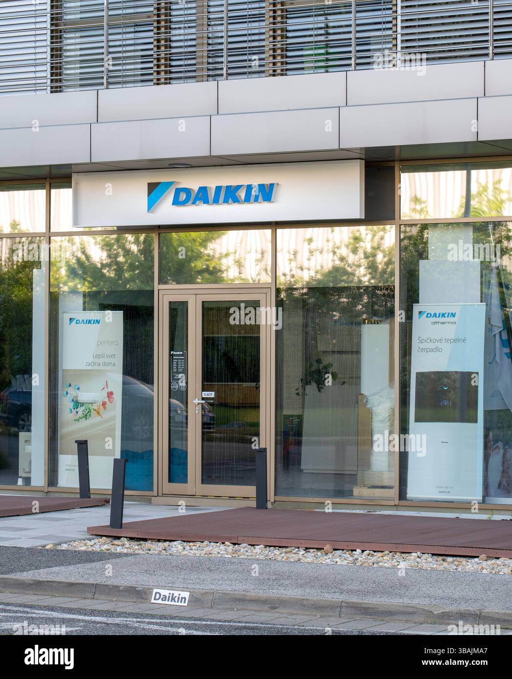 Bratislava, Slovakia - May, 10, 2025 : Daikin storefront in Bratislava ...