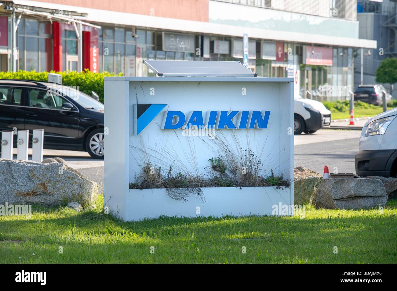 Bratislava, Slovakia - May, 10, 2025 : Daikin sign. Daikin is the world ...