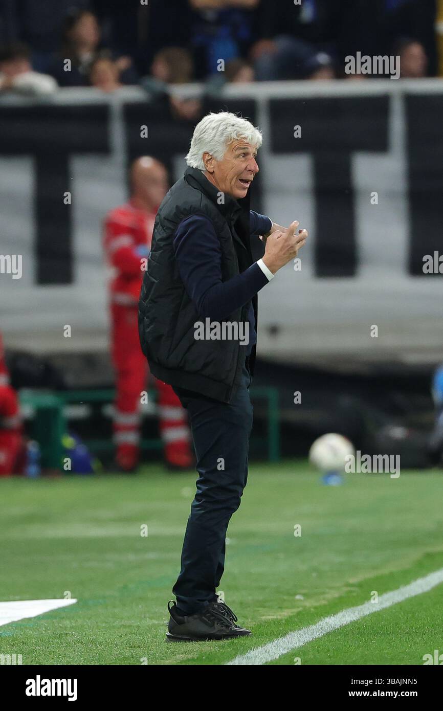 Bergamo, Italy. 12th May, 2025. Gian Piero Gasperini head coach of ...