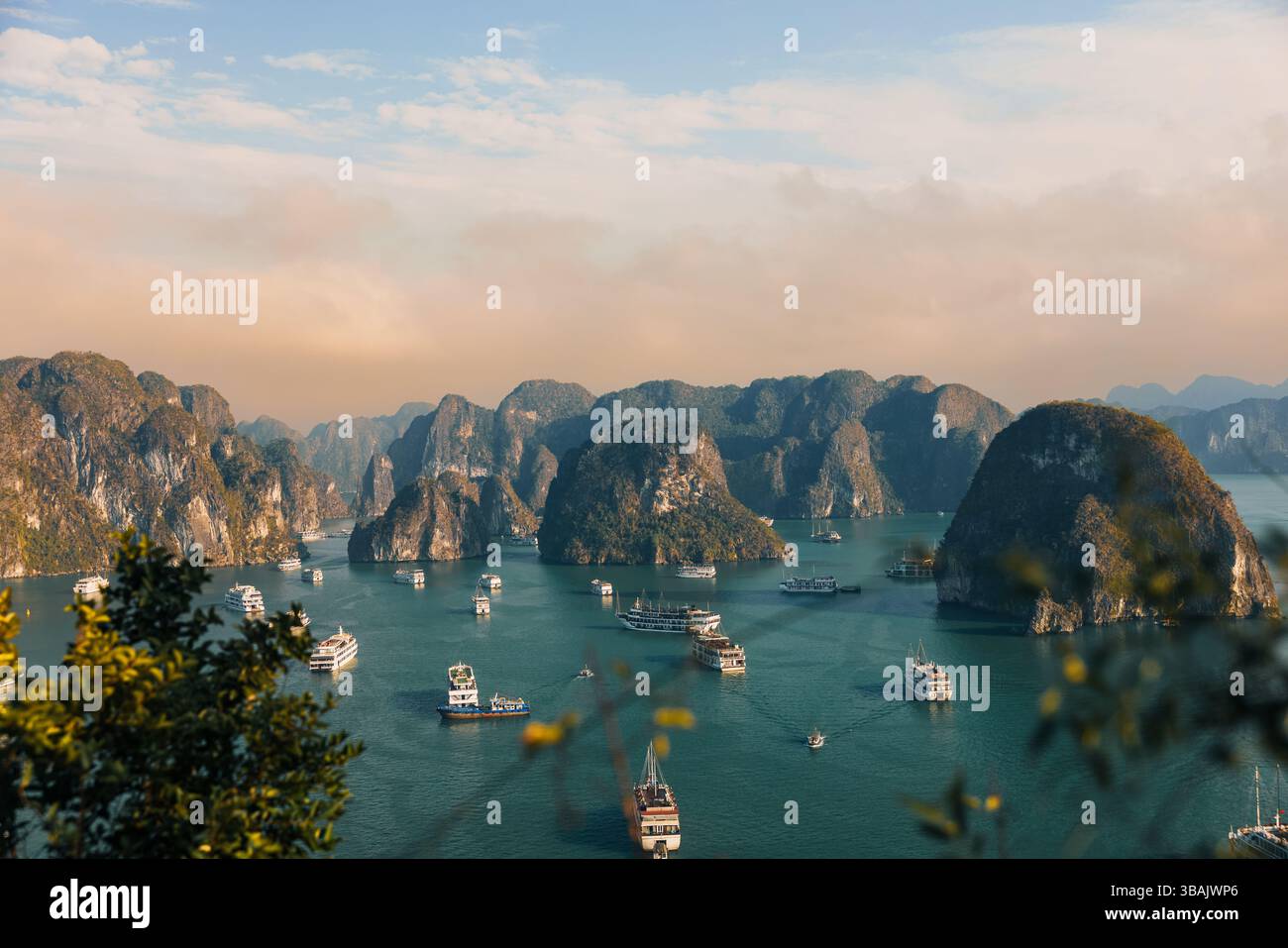 Hạ Long Bay or Halong Bay in Vietnam Stock Photo - Alamy