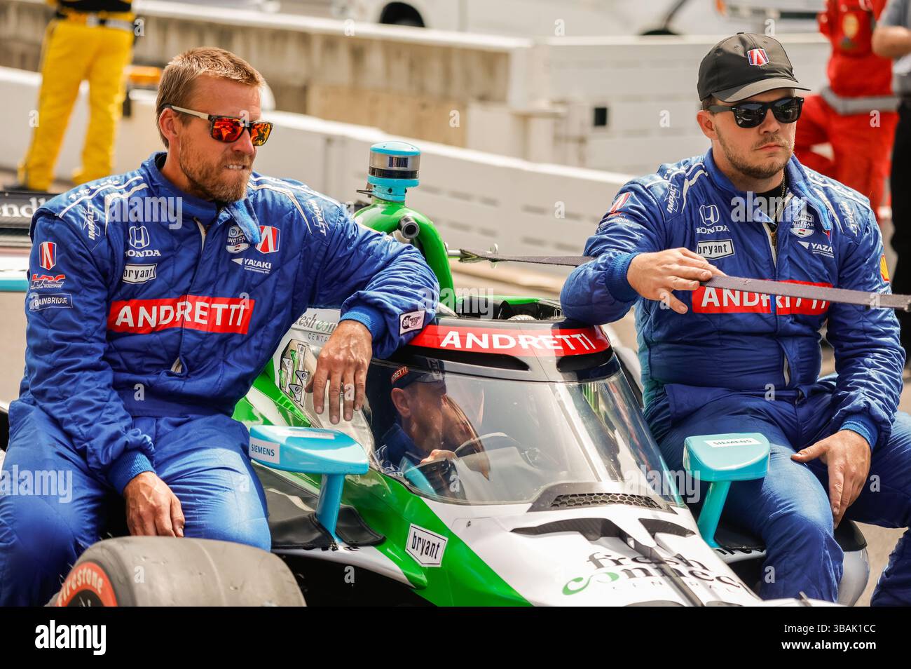 Indianapolis, United States. 10th May, 2025. Members of Marcus Ericsson ...