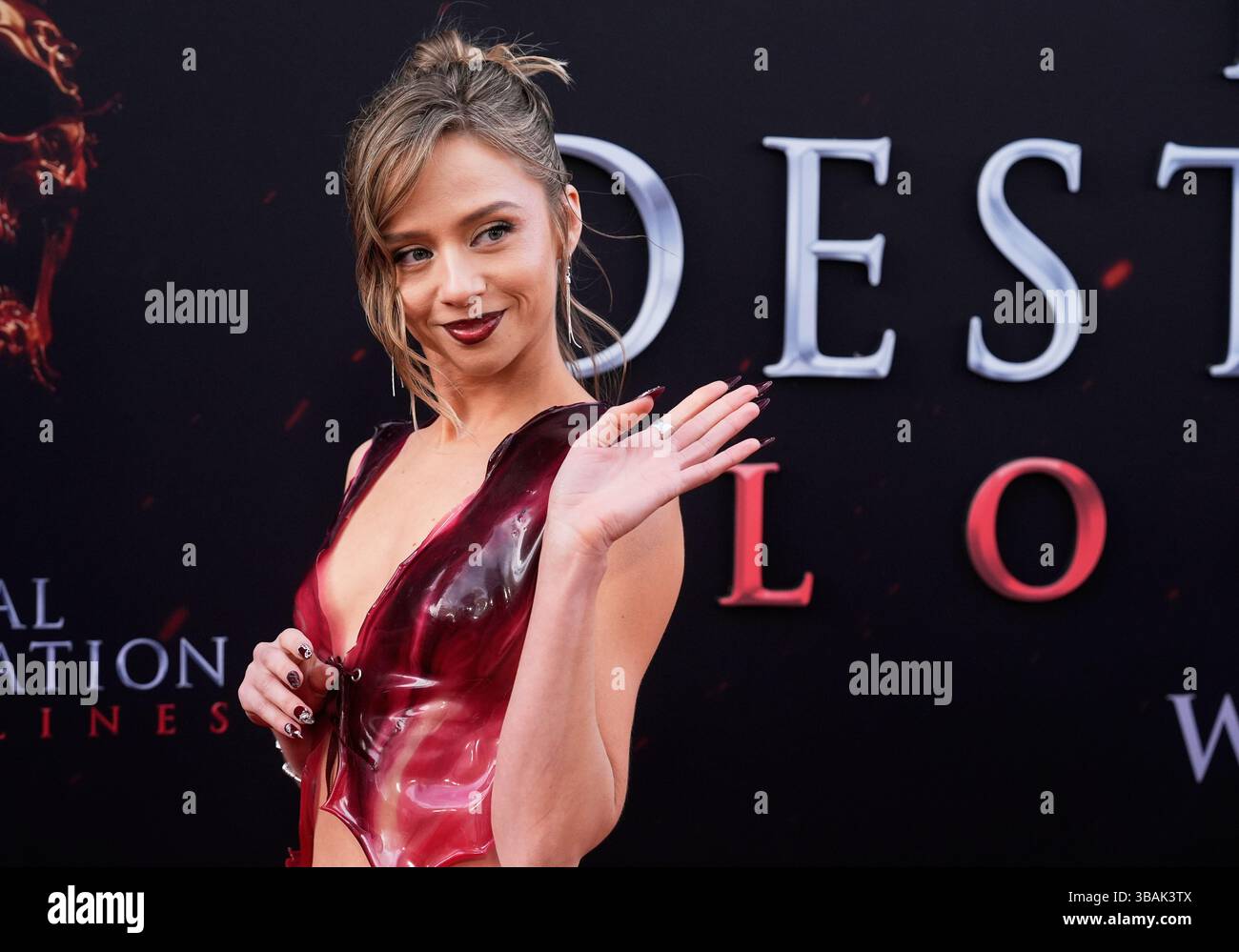 Anna Lore arrives at the premiere of "Final Destination: Bloodlines" on ...