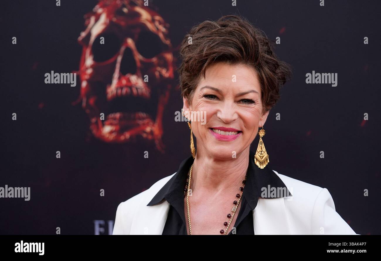 Rya Kihlstedt arrives at the premiere of "Final Destination: Bloodlines" on Monday, May 12, 2025 ...