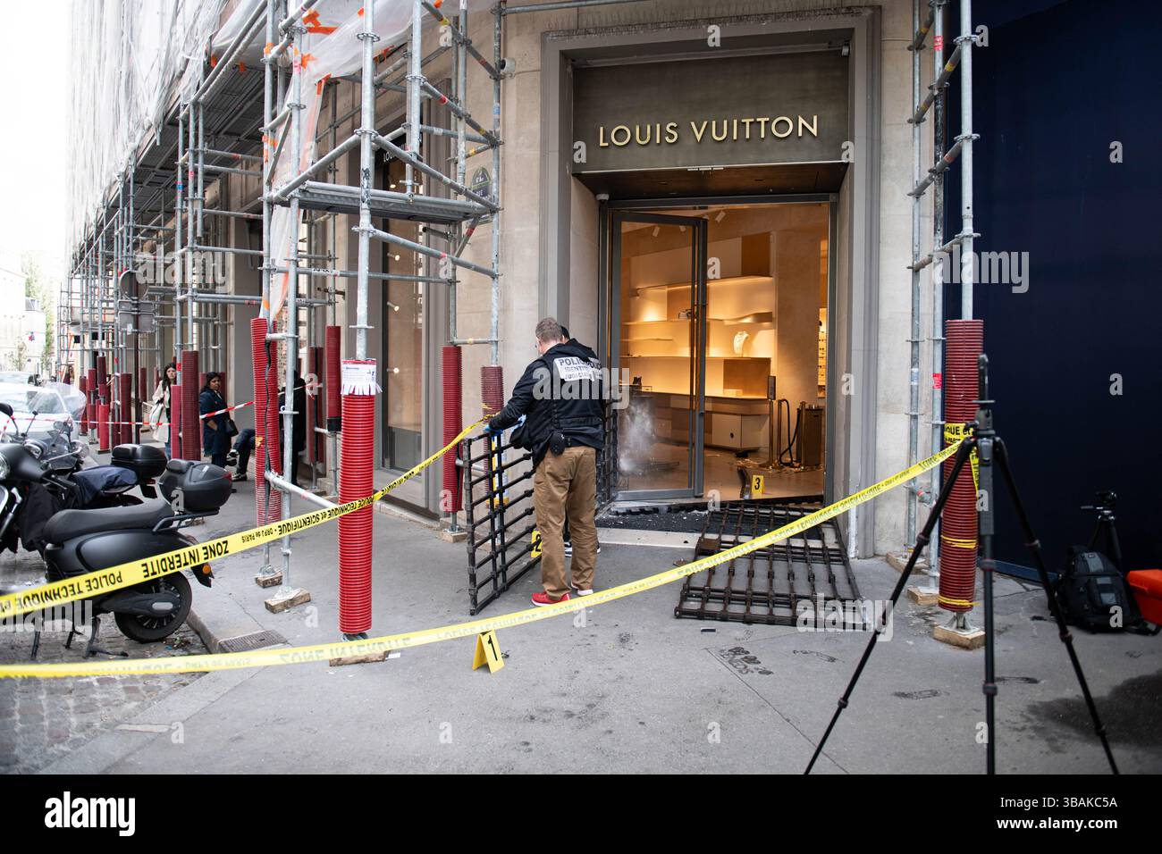 Paris, France. 12th May, 2025. The Louis Vuitton store on boulevard ...