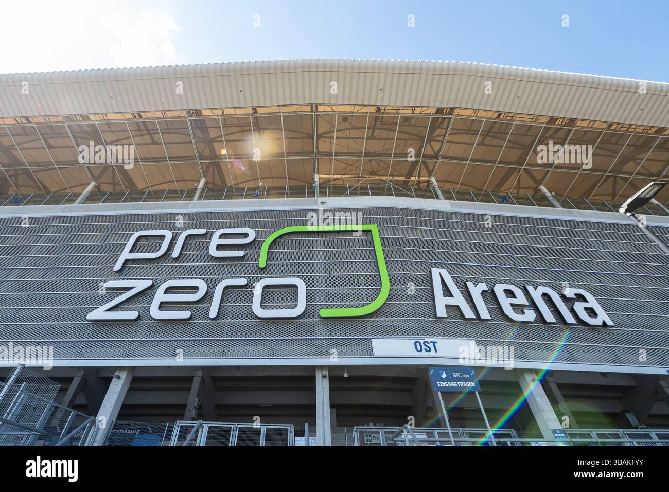 Sinsheim, Germany. 12th May, 2025. Exterior shot of the PreZero Arena ...