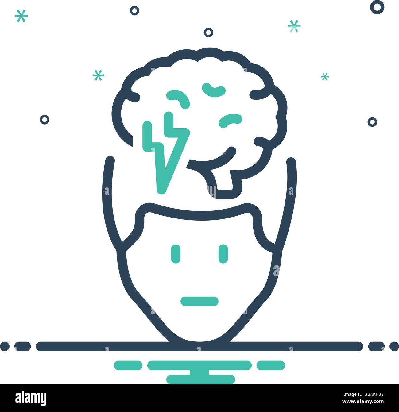 Icon for stroke, brain attack Stock Vector Image & Art - Alamy