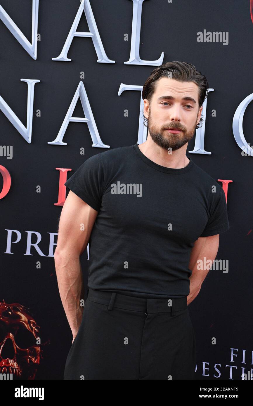 Los Angeles, California, USA 12th May 2025 Actor Dustin Milligan ...