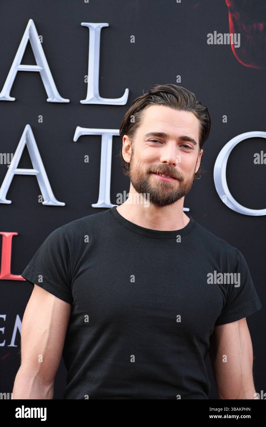 Los Angeles, California, USA 12th May 2025 Actor Dustin Milligan ...