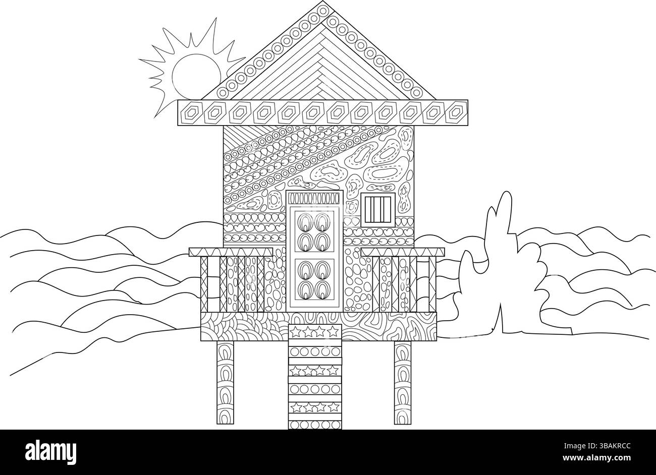 Stilt house Cut Out Stock Images & Pictures - Alamy