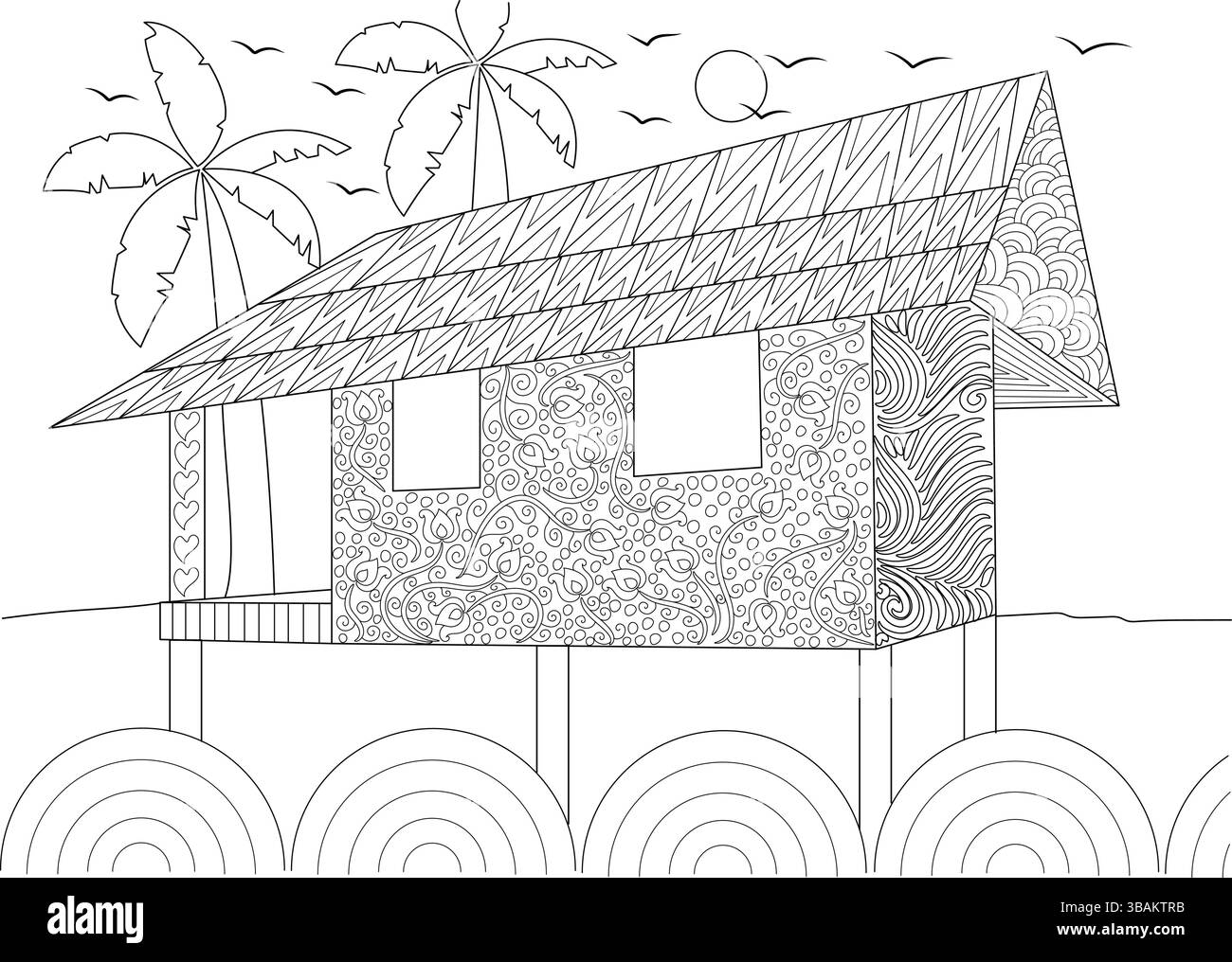 Stilt house Cut Out Stock Images & Pictures - Alamy