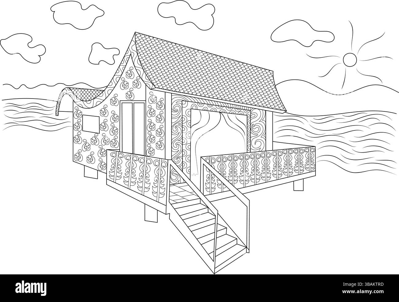 Stilt house Cut Out Stock Images & Pictures - Alamy