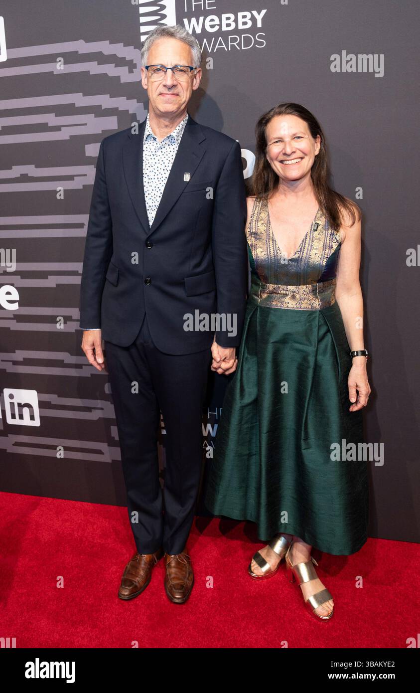 New York, NY, May 12, 2025: Townsend Davis and Deborah Copaken attend ...