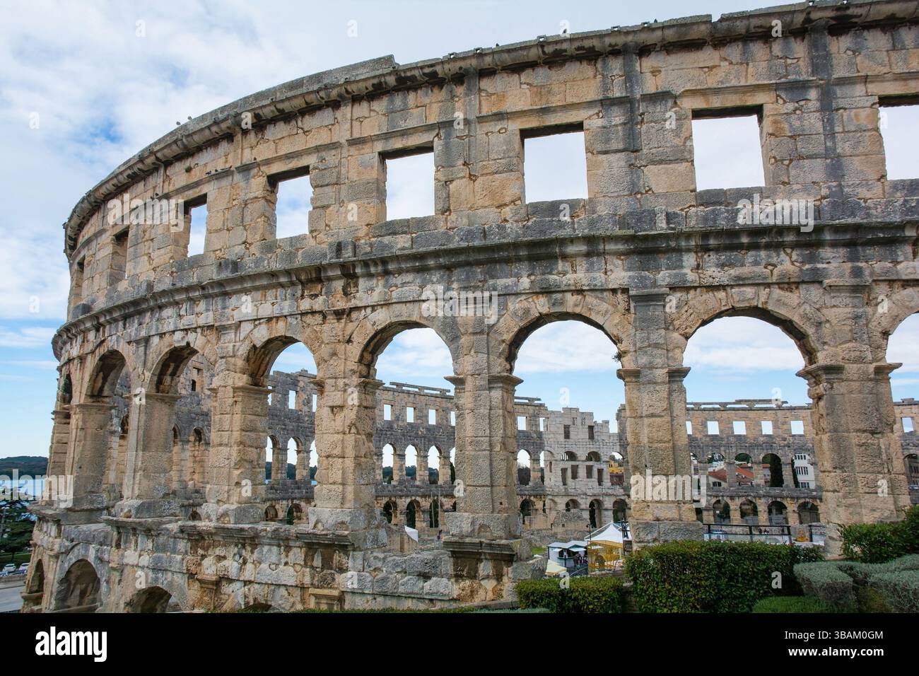 Pula Arena in Istria, Croatia, one of the best preserved Roman ...