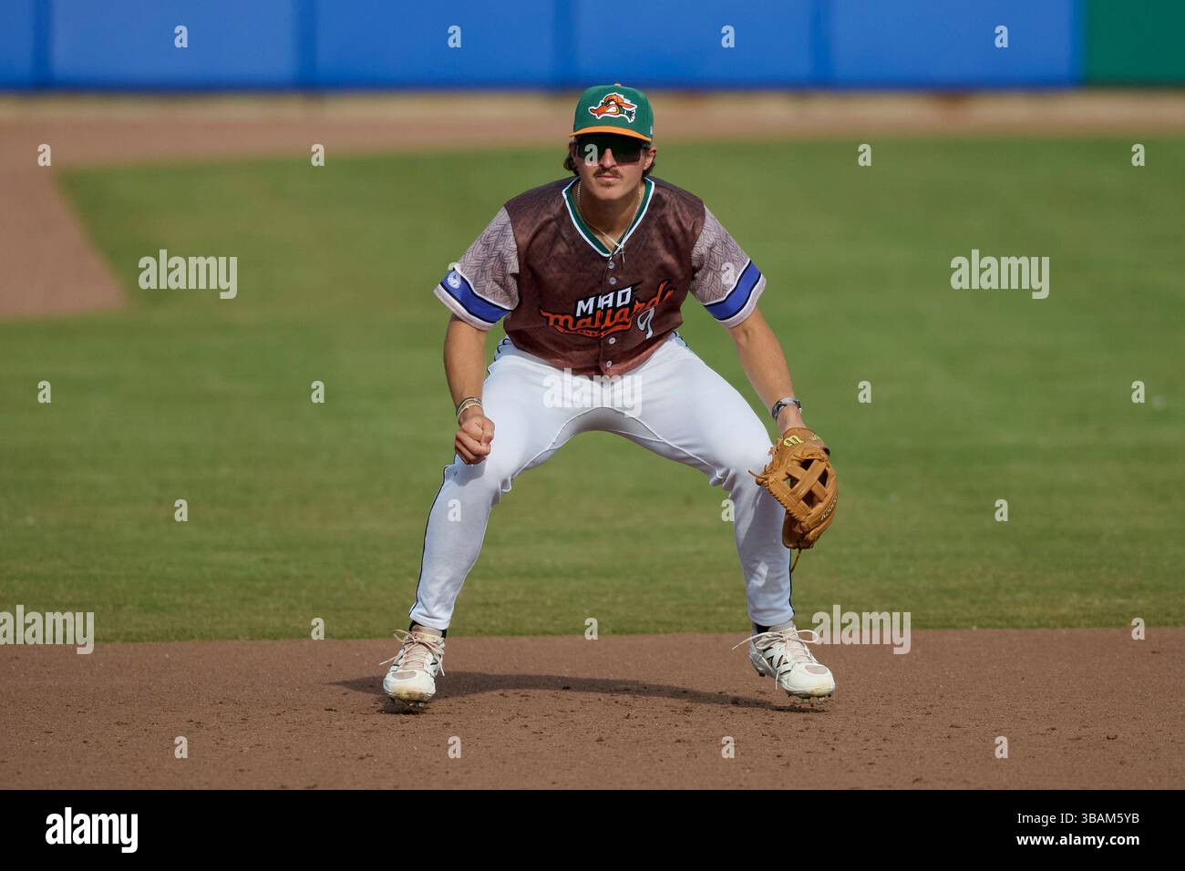 Arkansas Mad Mallards third baseman Caleb Cali (9) during an MiLB Texas ...