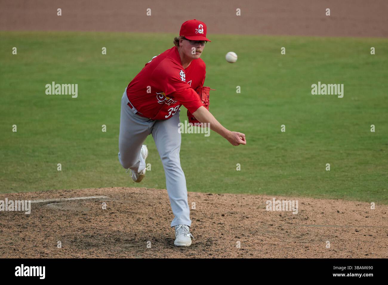 Springfield Cardinals pitcher Zane Mills (39) during an MiLB Texas ...