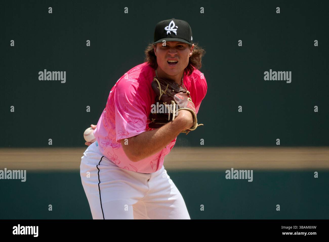 Rocket City Trash Pandas pitcher Houston Harding (48) during an MiLB ...