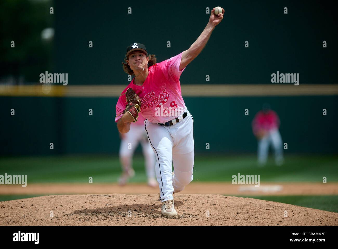 Rocket City Trash Pandas pitcher Houston Harding (48) during an MiLB ...