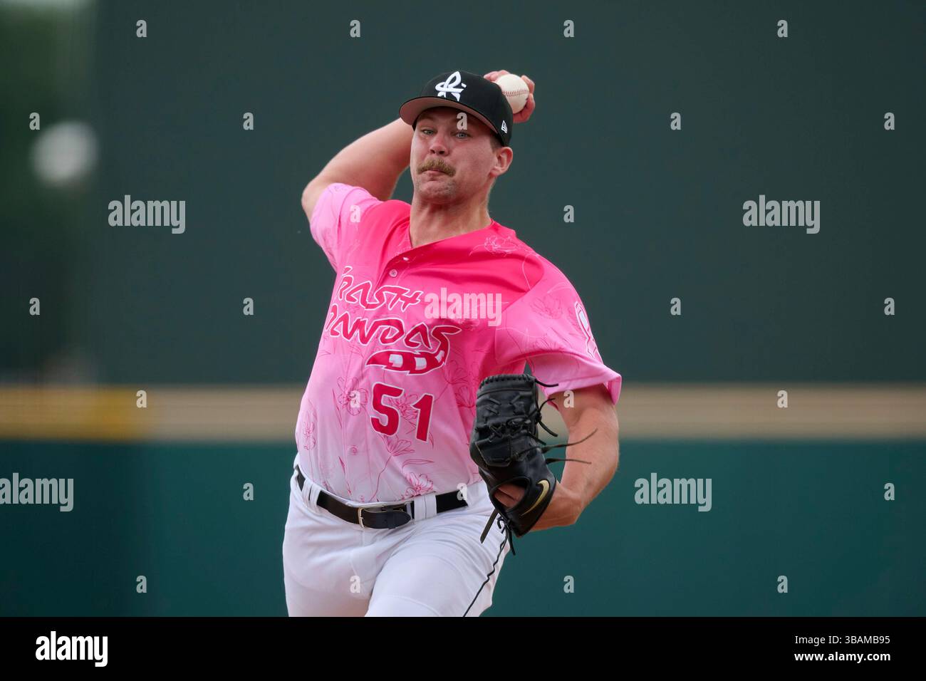 Rocket City Trash Pandas pitcher Brady Choban (51) during an MiLB ...