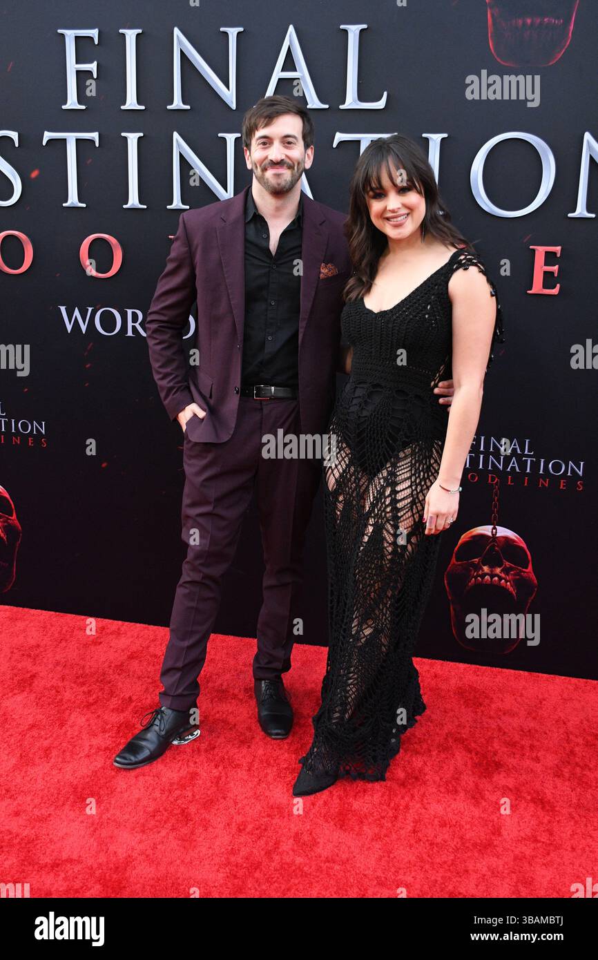 Los Angeles, California, USA 12th May 2025 Actor Greg Furman and Actress Hayley Orrantia attend ...
