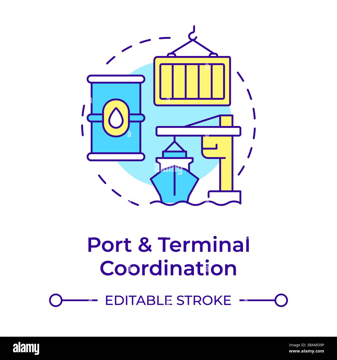 Arrival port Cut Out Stock Images & Pictures - Alamy