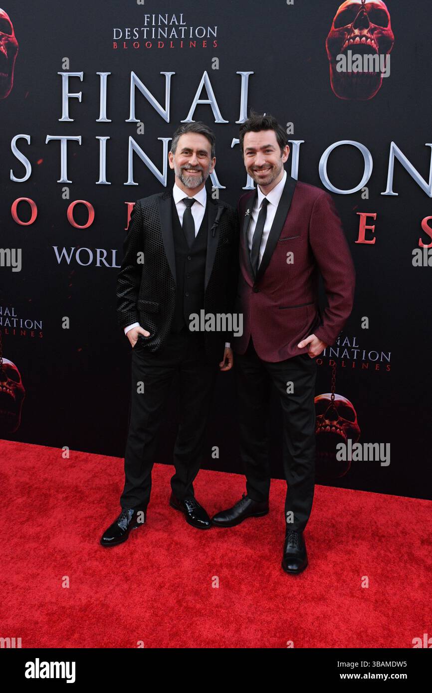 Los Angeles, California, USA 12th May 2025 (L-R) Directors Adam B ...