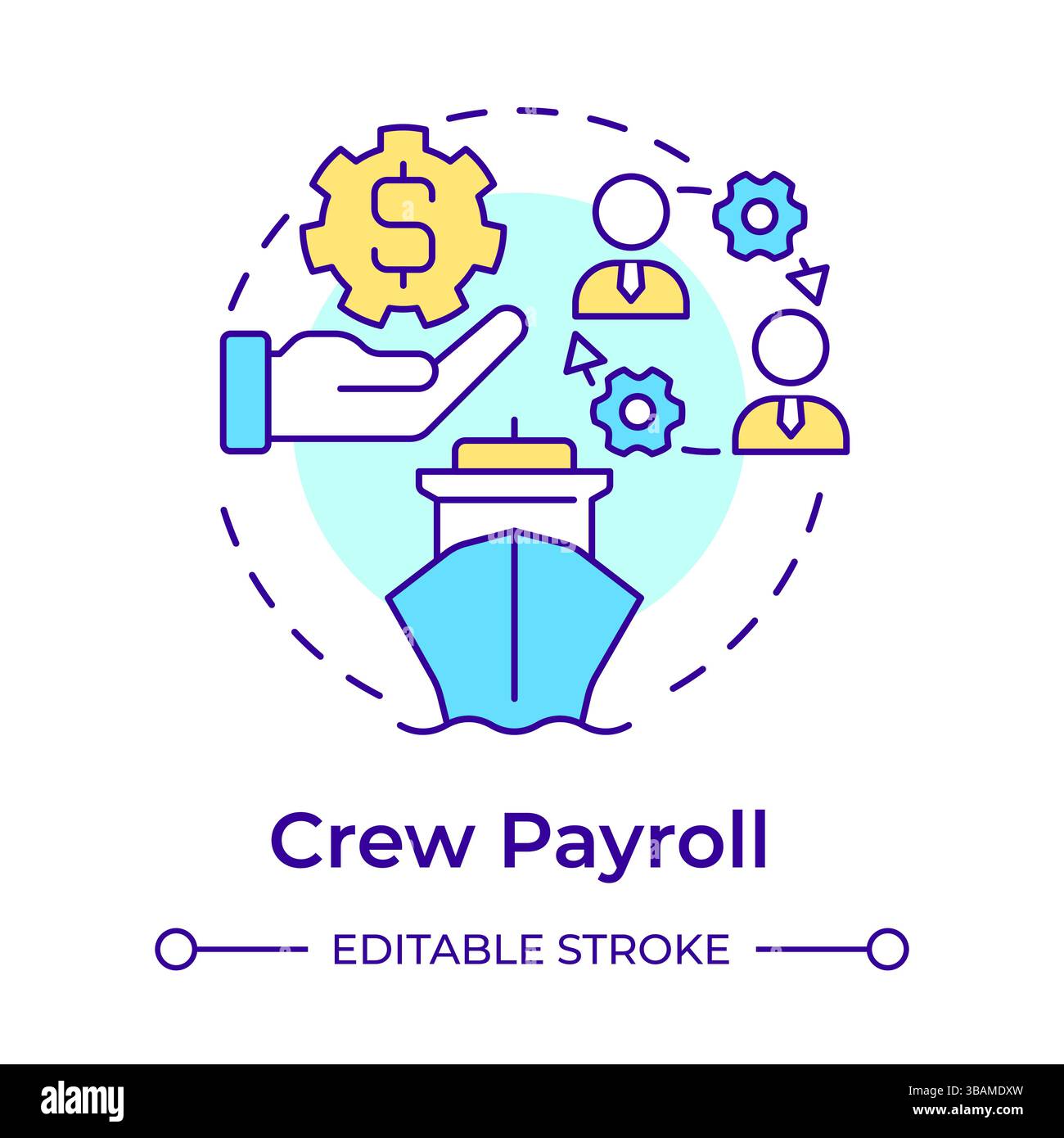 Vessel scheduling Stock Vector Images - Alamy