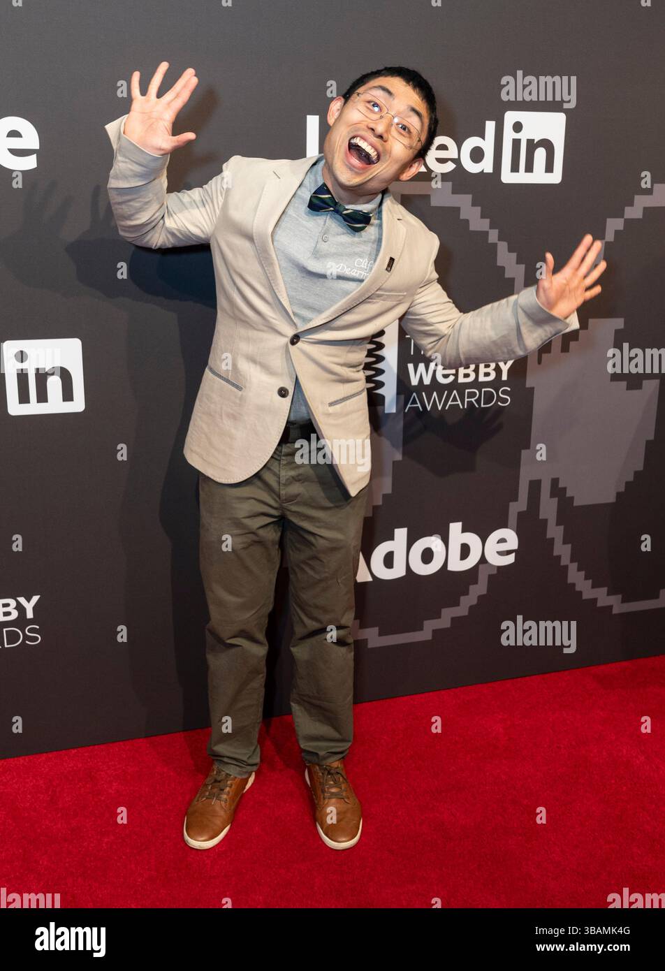 Cliff Tan attends 29th annual WEBBY awards to honor the best of the ...