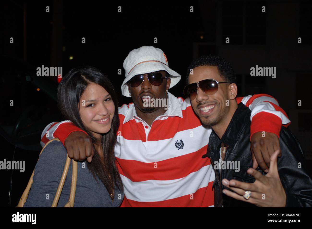 MIAMI BEACH, FL - APRIL 22, 2006: Sean "P-Diddy" Combs out on the town ...