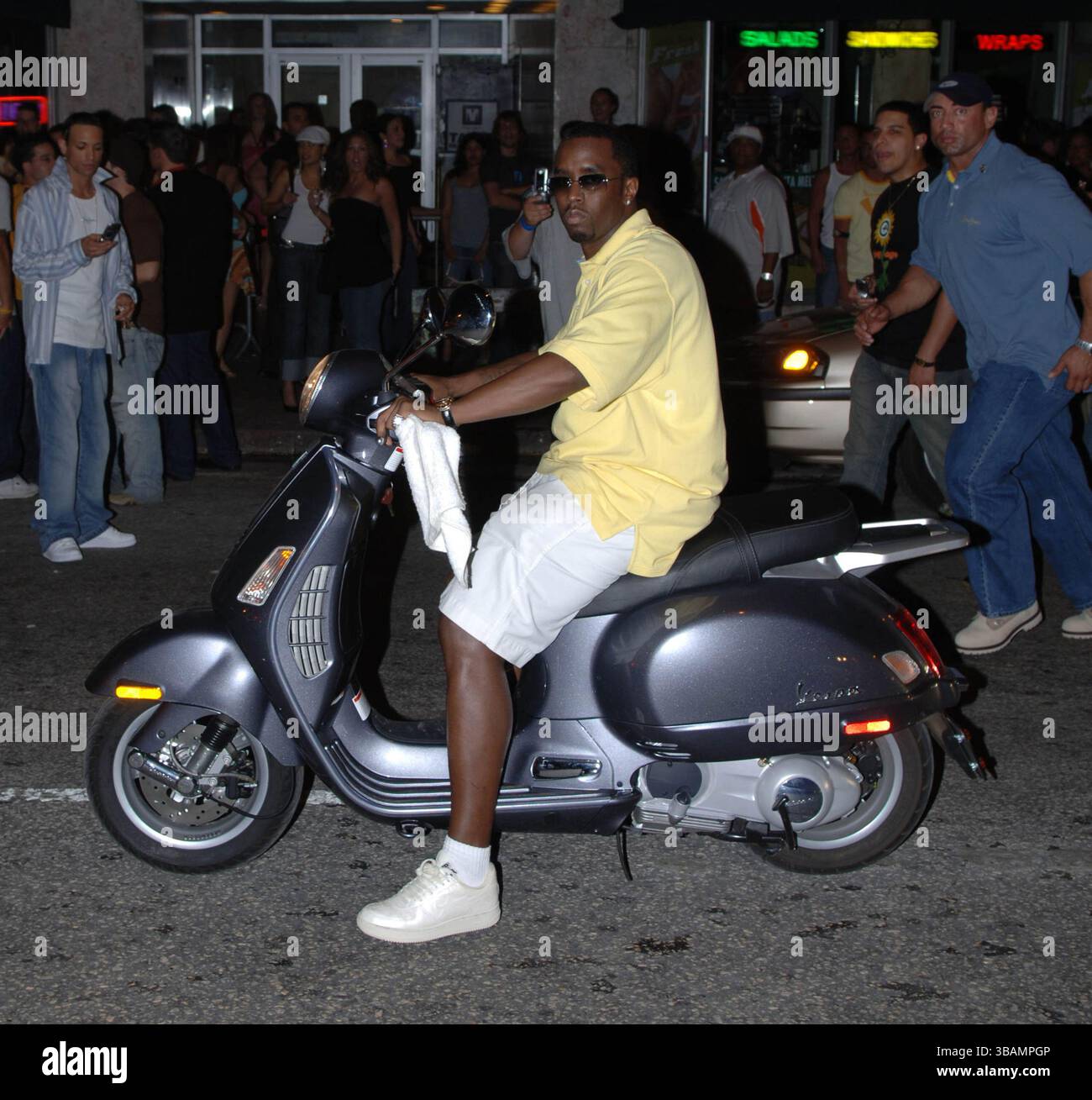 MIAMI BEACH, FL - APRIL 22: Sean "P-Diddy" Combs out on the town in ...