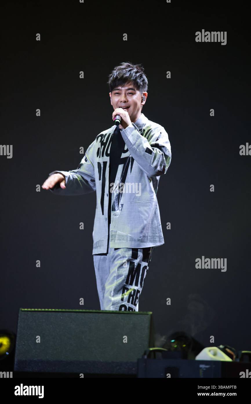 Taiwanese singer, actor, and race car driver Jimmy Lin attends an ...