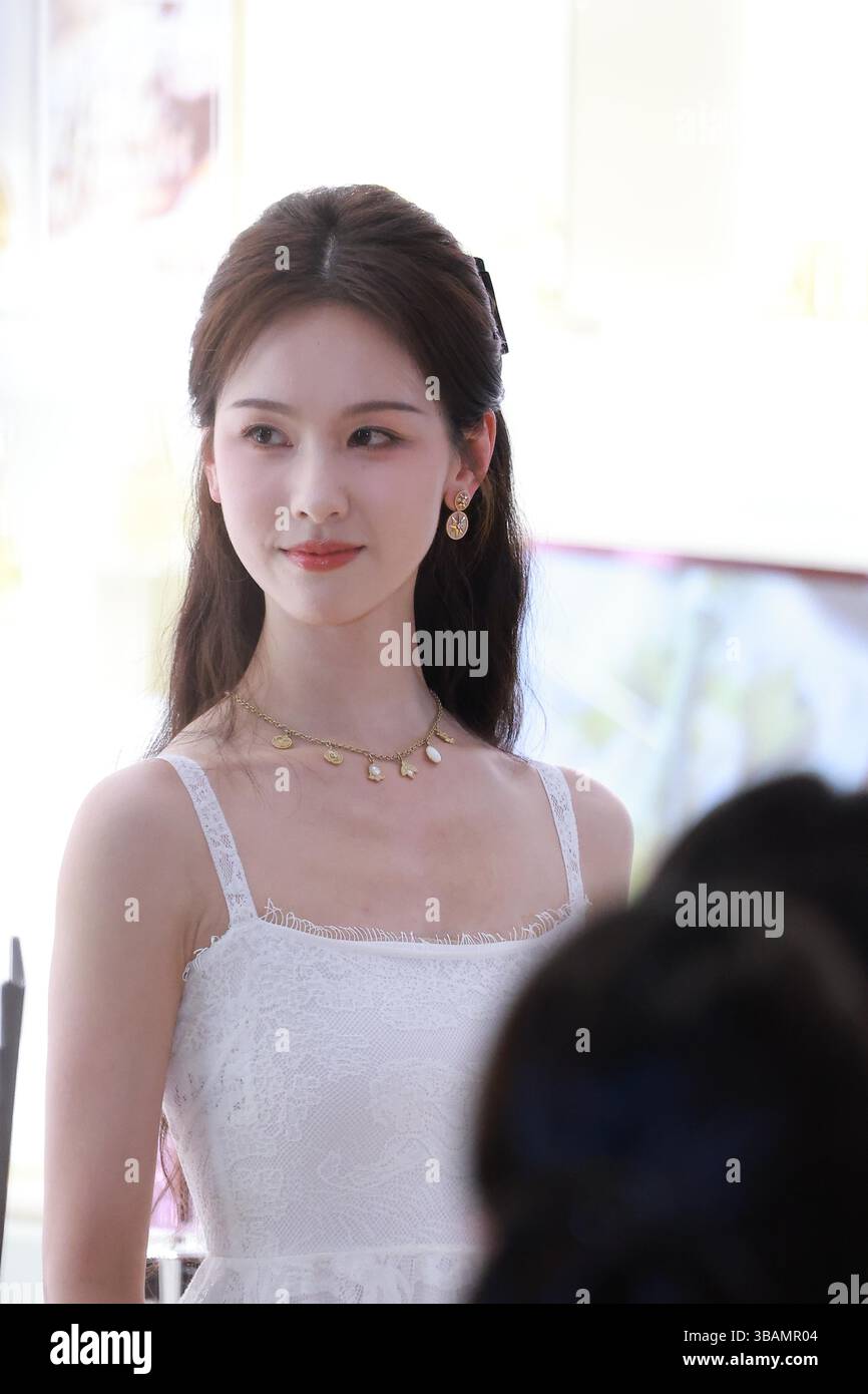 Chinese actress Chen Duling attends an activity in Shanghai, China, 8 May, 2025 Stock Photo - Alamy