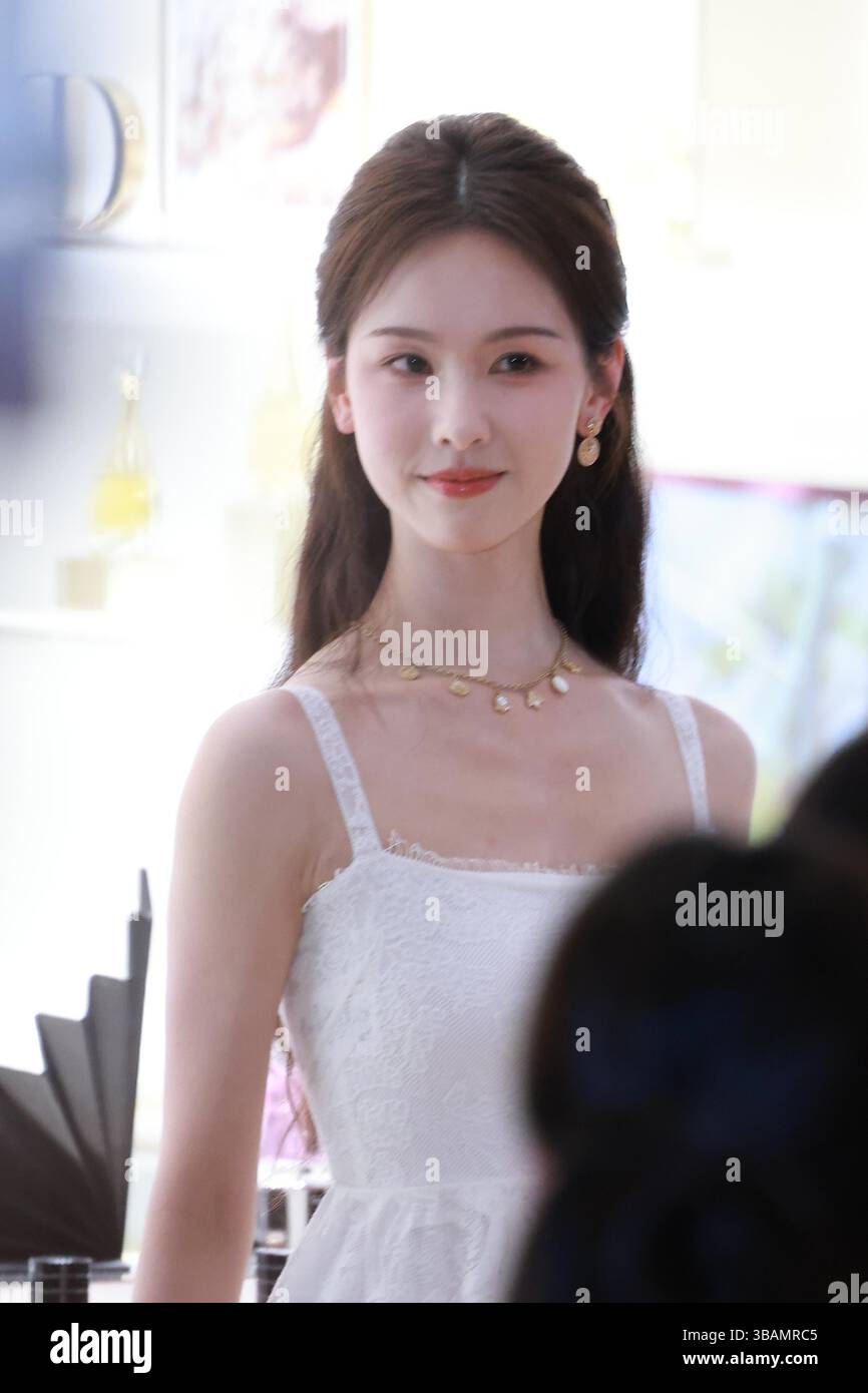 Chinese actress Chen Duling attends an activity in Shanghai, China, 8 May, 2025 Stock Photo - Alamy