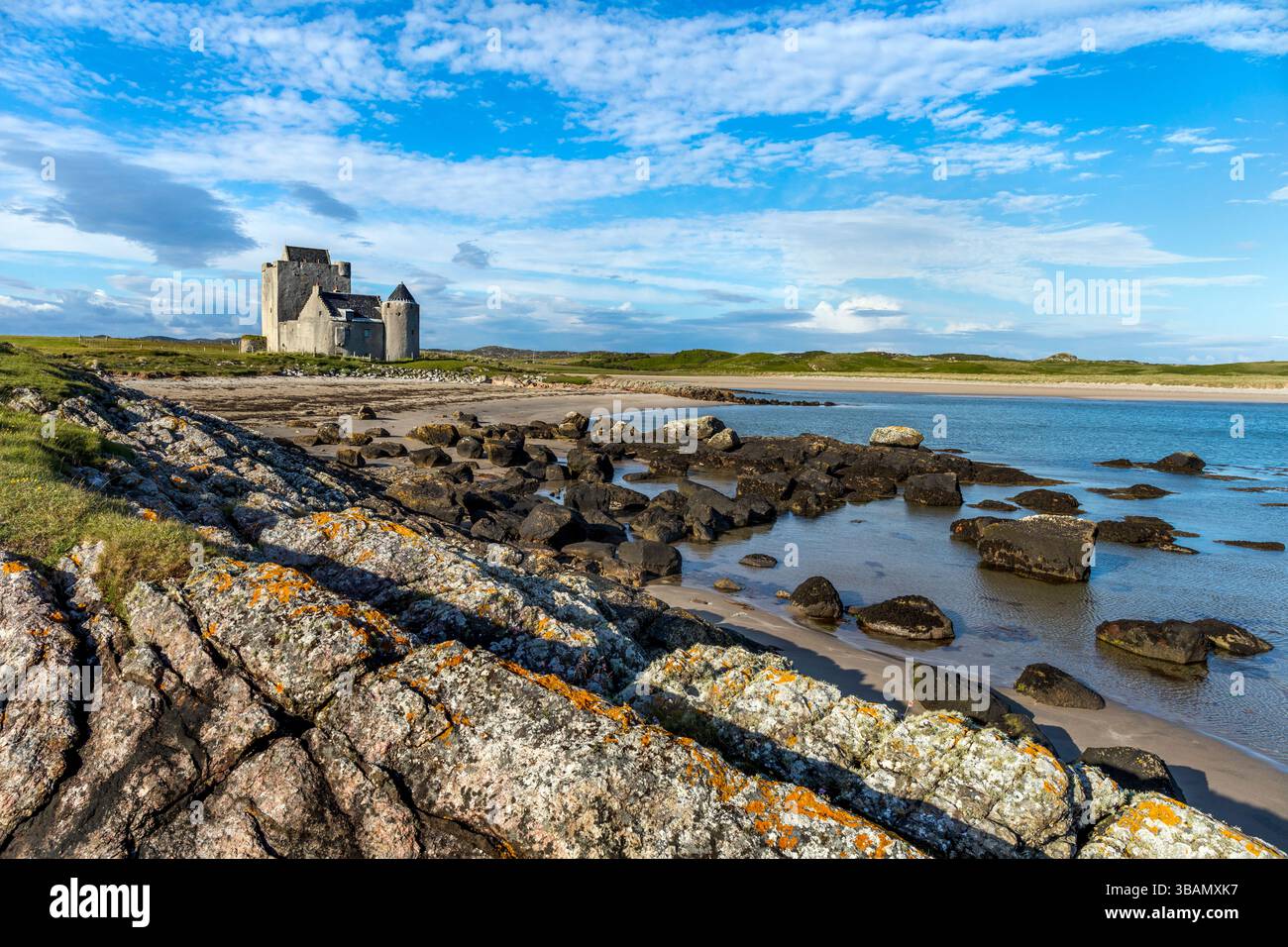 Coll; Breachacha Caastle and Bay; Scotland; UK Stock Photo - Alamy