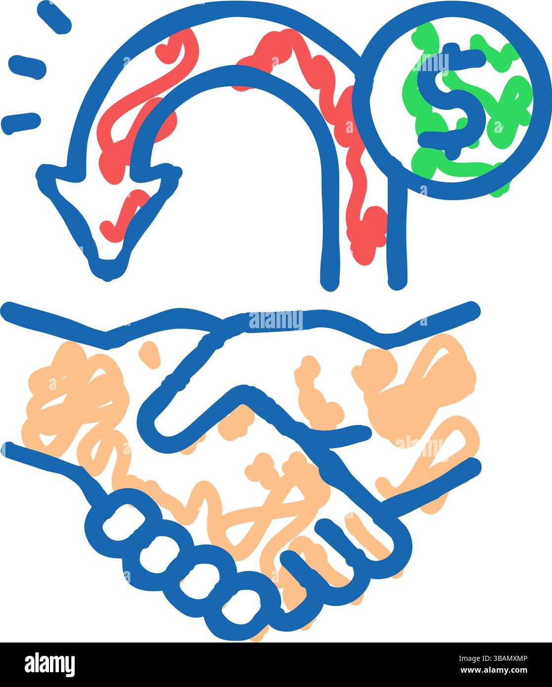 repayment icon doodle illustration Stock Vector Image & Art - Alamy