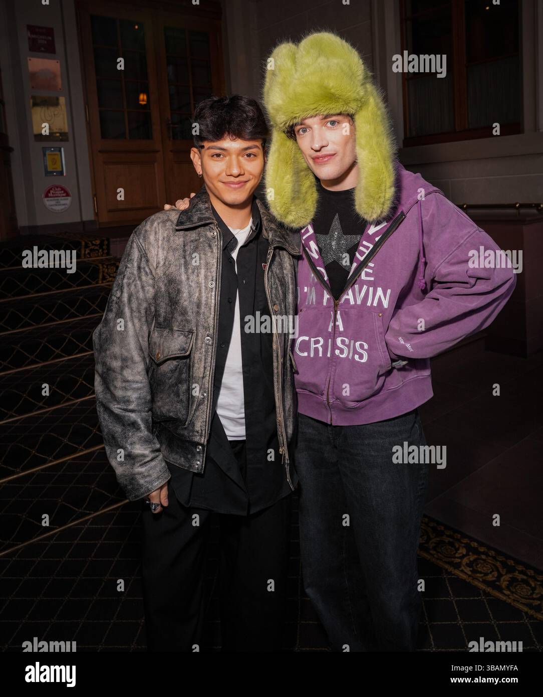 Basel, Schweiz, Switzerland. 12th May, 2025. Austrian Eurovision Song ...