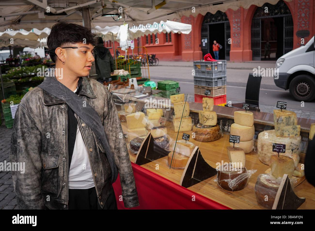 Basel, Schweiz, Switzerland. 12th May, 2025. Austrian Eurovision Song ...