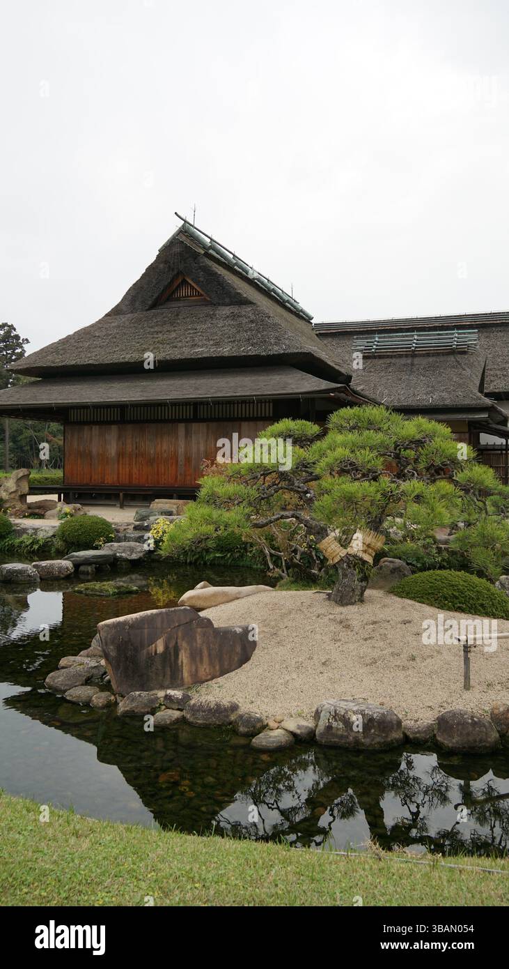 Japanese garden korakuen in hi-res stock photography and images - Alamy