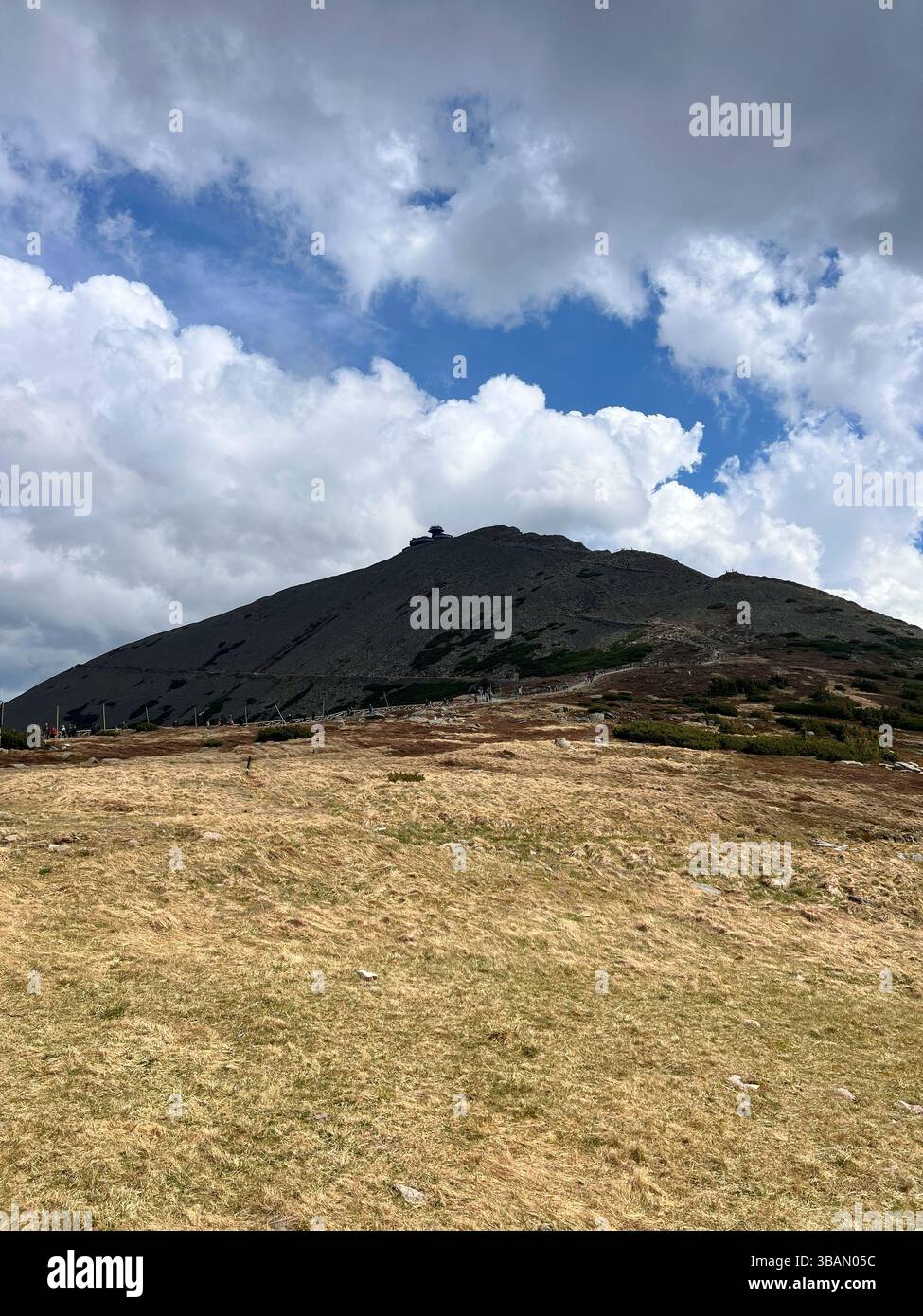 Meteorological Observatory on Śnieżka mountain Stock Photo - Alamy